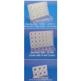 64702-12, MESH WELL PLATE, 12-WELL W/CLUSTER